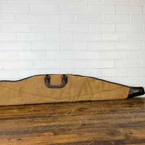 43 1960 Vintage JC Higgins Gun Case Soft Sided Zippered Rifle Travel ...