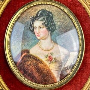 Vintage Baroness Von Krudener by Joseph Steiler Framed Print Victorian ...