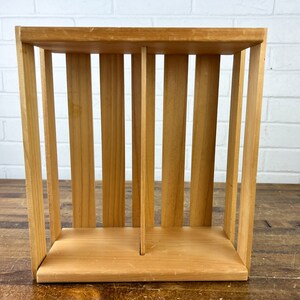 Vintage Napa Valley Wood Storage Display Container or CD Holder Storage ...