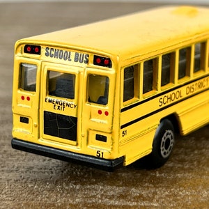 1985 Vintage Matchbox School Bus Diecast 1980s Metal Car Toy Diecast ...
