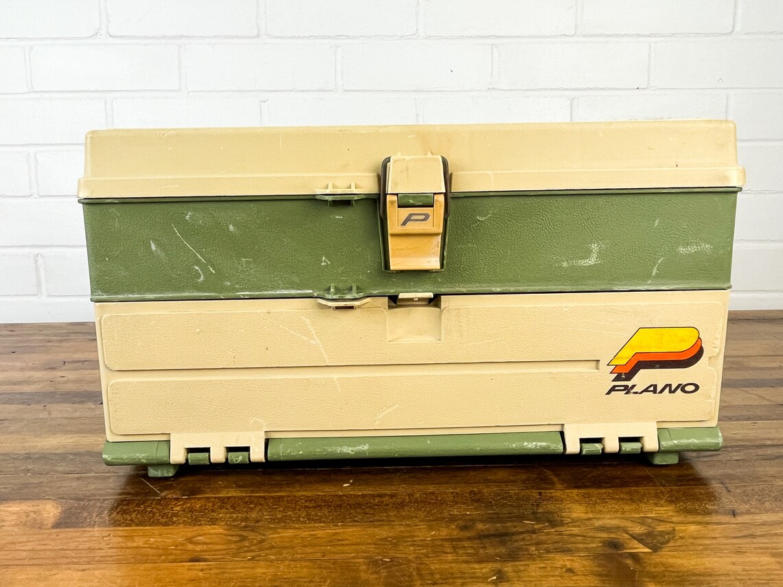 Plastic Plano Tackle Box With Drawers Authentic Vintage - Etsy