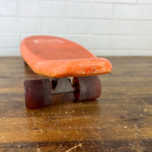 1970s Vintage Grentec GT Spoiler Tangerine Orange Plastic Skateboard ...