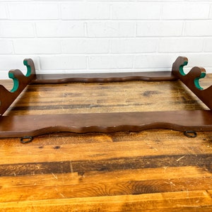 Vintage Wooden Gun Rack for Wall and Holds 3 Rifles Authentic - Etsy