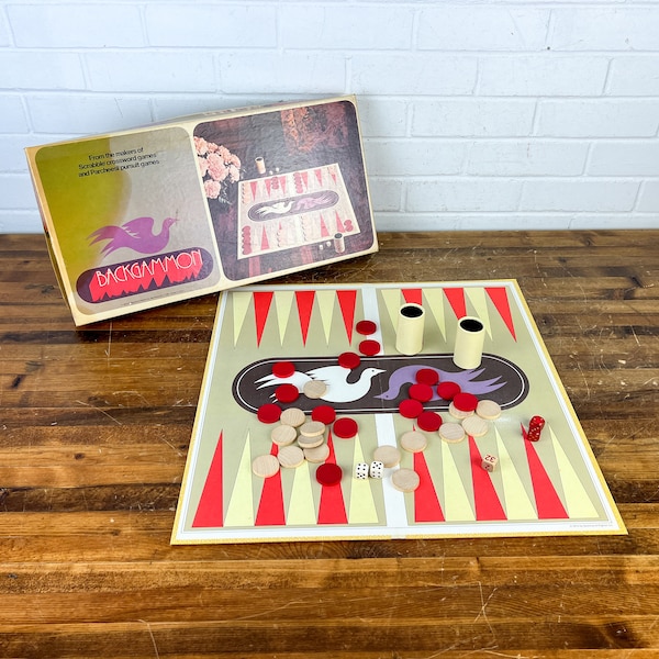 Retro Backgammon - Etsy