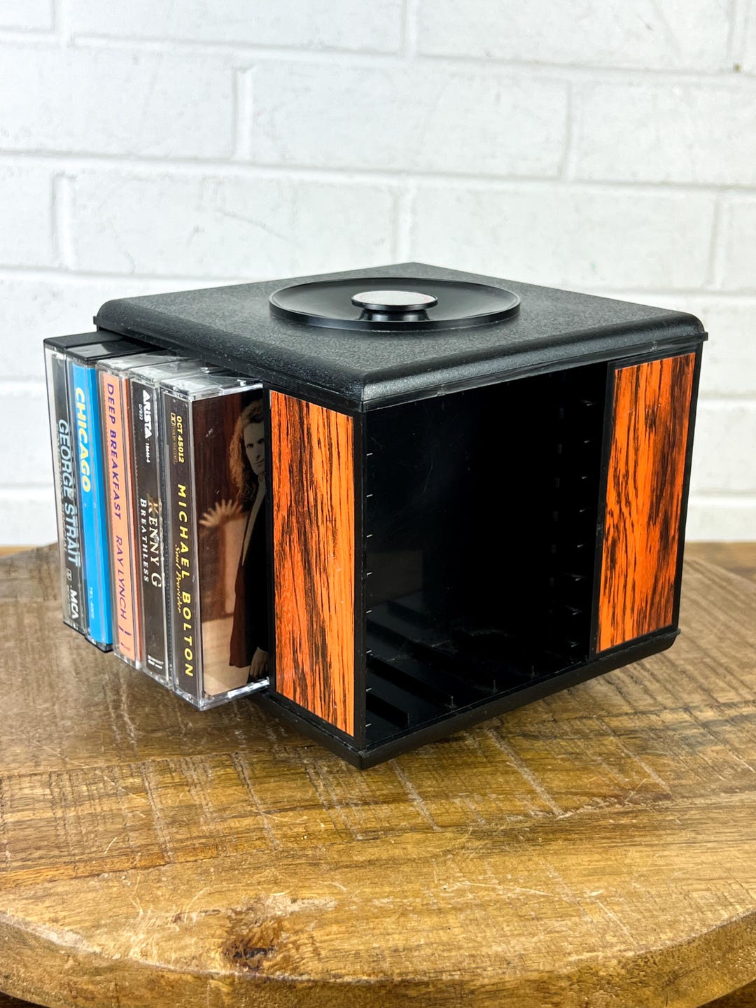 Vintage Tape Cassette Holder for Tabletop Holds 20 Cassette Tapes ...