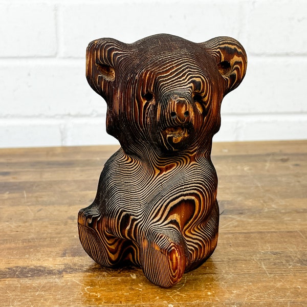 Hand Carved Bears - Etsy