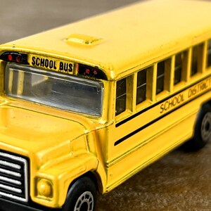 1985 Vintage Matchbox School Bus Diecast 1980s Metal Car Toy Diecast ...