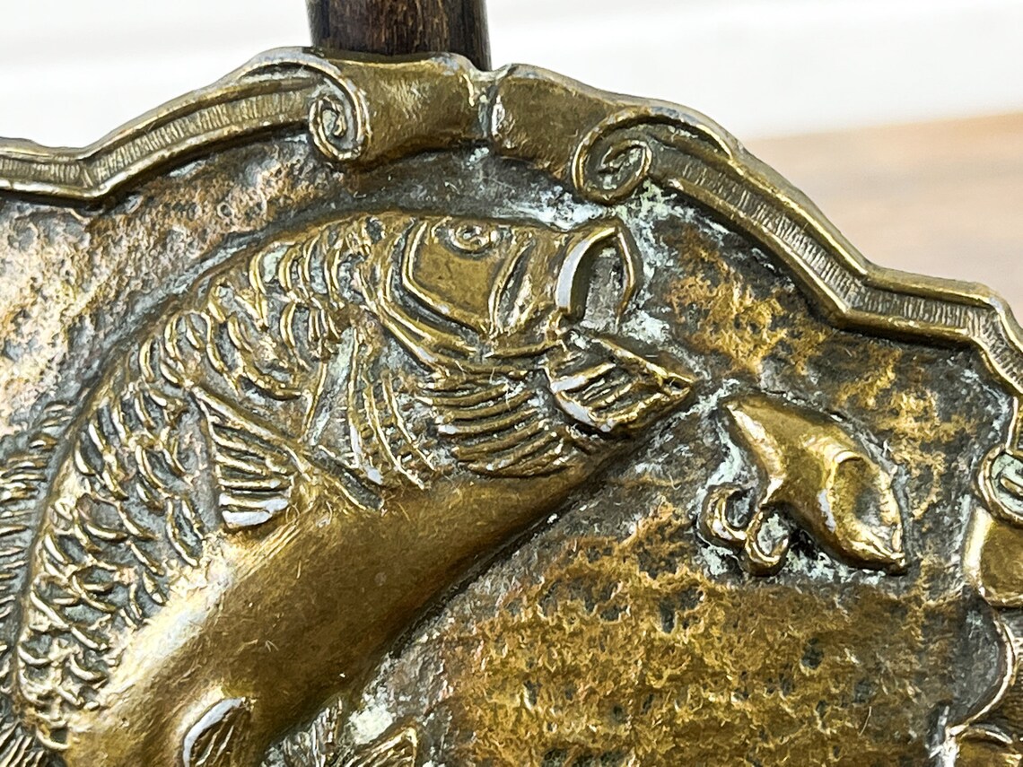Vintage Brass Bass Fisherman Belt Buckle Fish Bass Fishing - Etsy