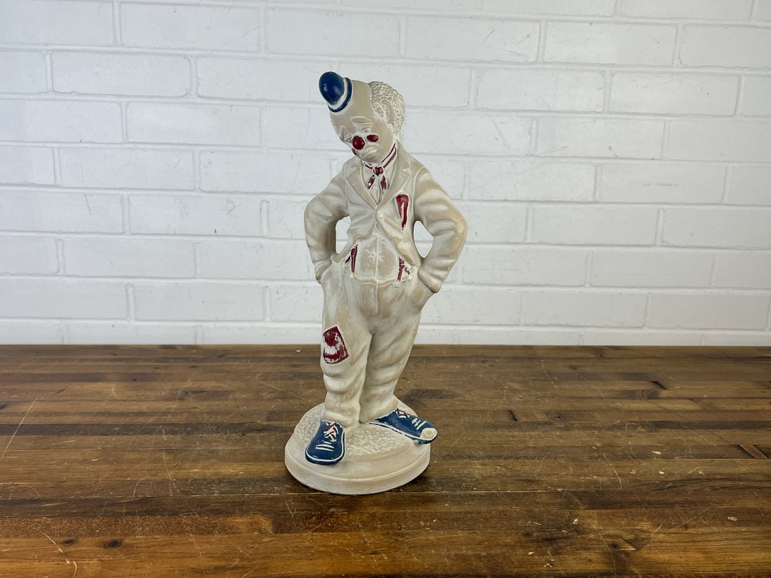 15 Vintage Sad Clown Statue by Harris Marcus Endeavors - Etsy