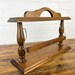 Vintage Wooden Butcher Paper Holder Paper Cutter for Rolls of Paper ...