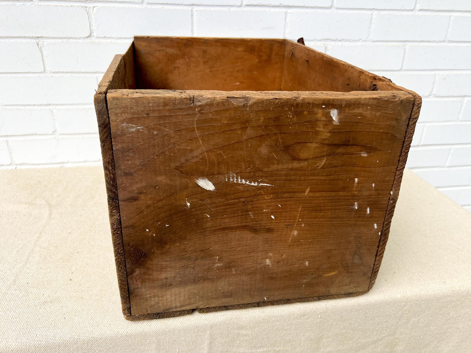 20x13" Antique Victor Talking Machine Co Wood Crate Vintage Wooden ...