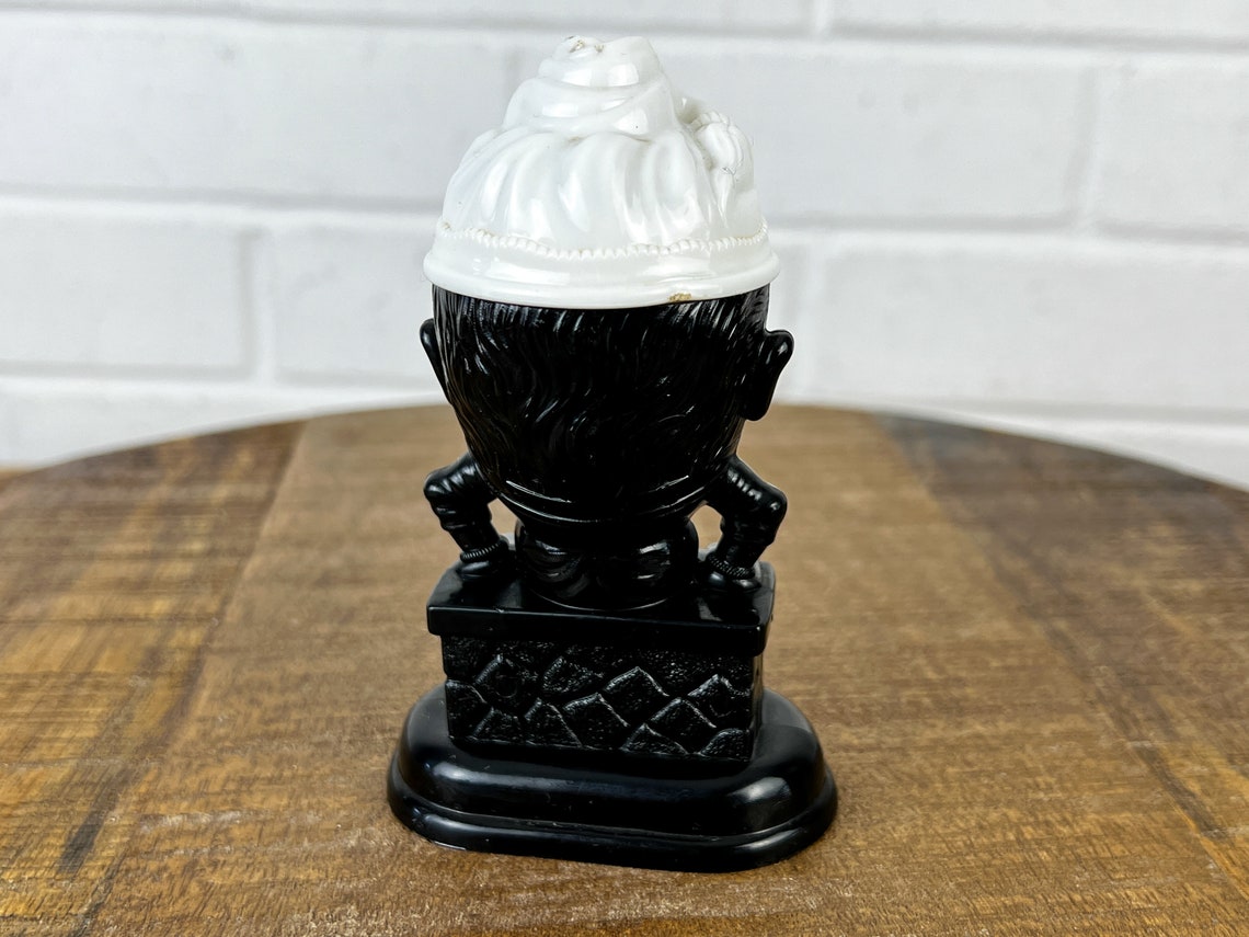 Vintage Plastic Humpty Dumpty Figure In Black And White Old Etsy