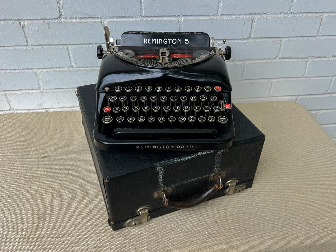 1930s Mobile Remington Rand Typewriter With Original Case Old ...