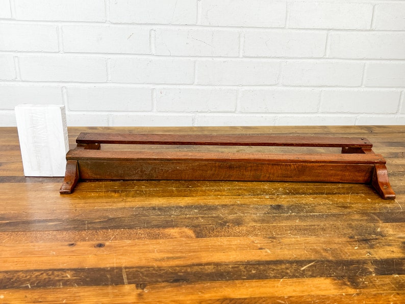 22 Wide Vintage Wooden Church Pew Book Holder Authentic - Etsy