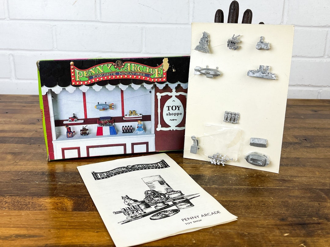 1980s Vintage Pewter Miniatures From Penny Arcade Exquisite Miniature ...