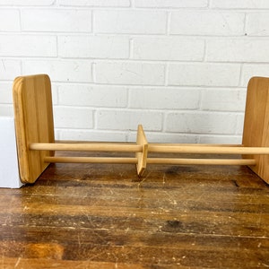 Vintage Wooden CD Storage Rack Authentic Napa Valley Small Wood ...