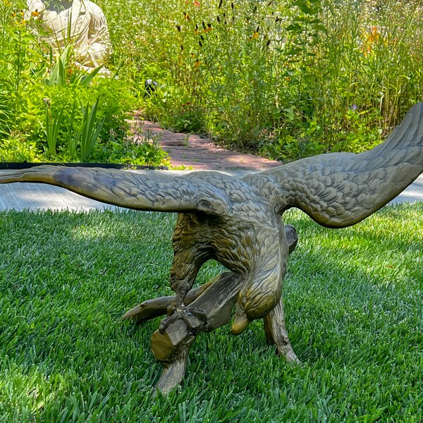 Large Eagle Statue - Etsy