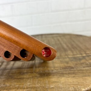 Vintage Wood Folding Candlestick Holder for 5 Candles Wooden ...