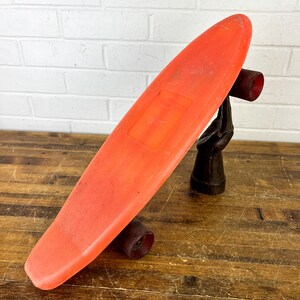 1970s Vintage Grentec GT Spoiler Tangerine Orange Plastic Skateboard ...