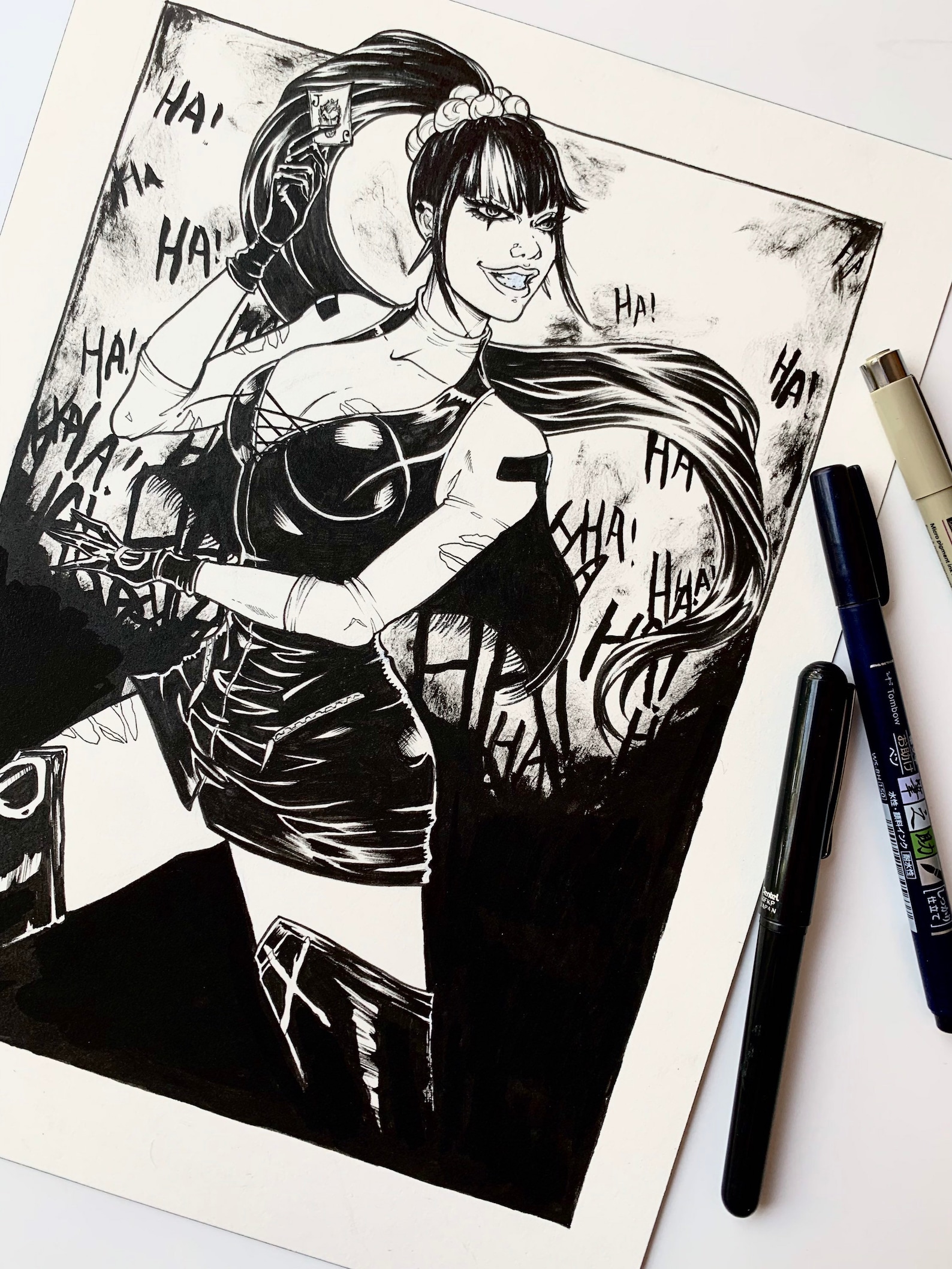 Punchline DC Comic Fan Art Original Artwork - Etsy