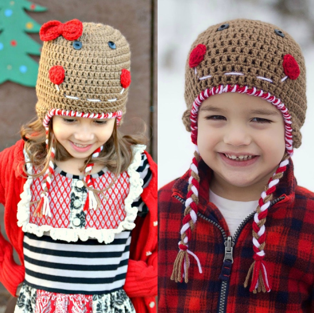 Gingerbread Beanies, Gingerbread Hats, Twin Hats, Twin Beanies ...