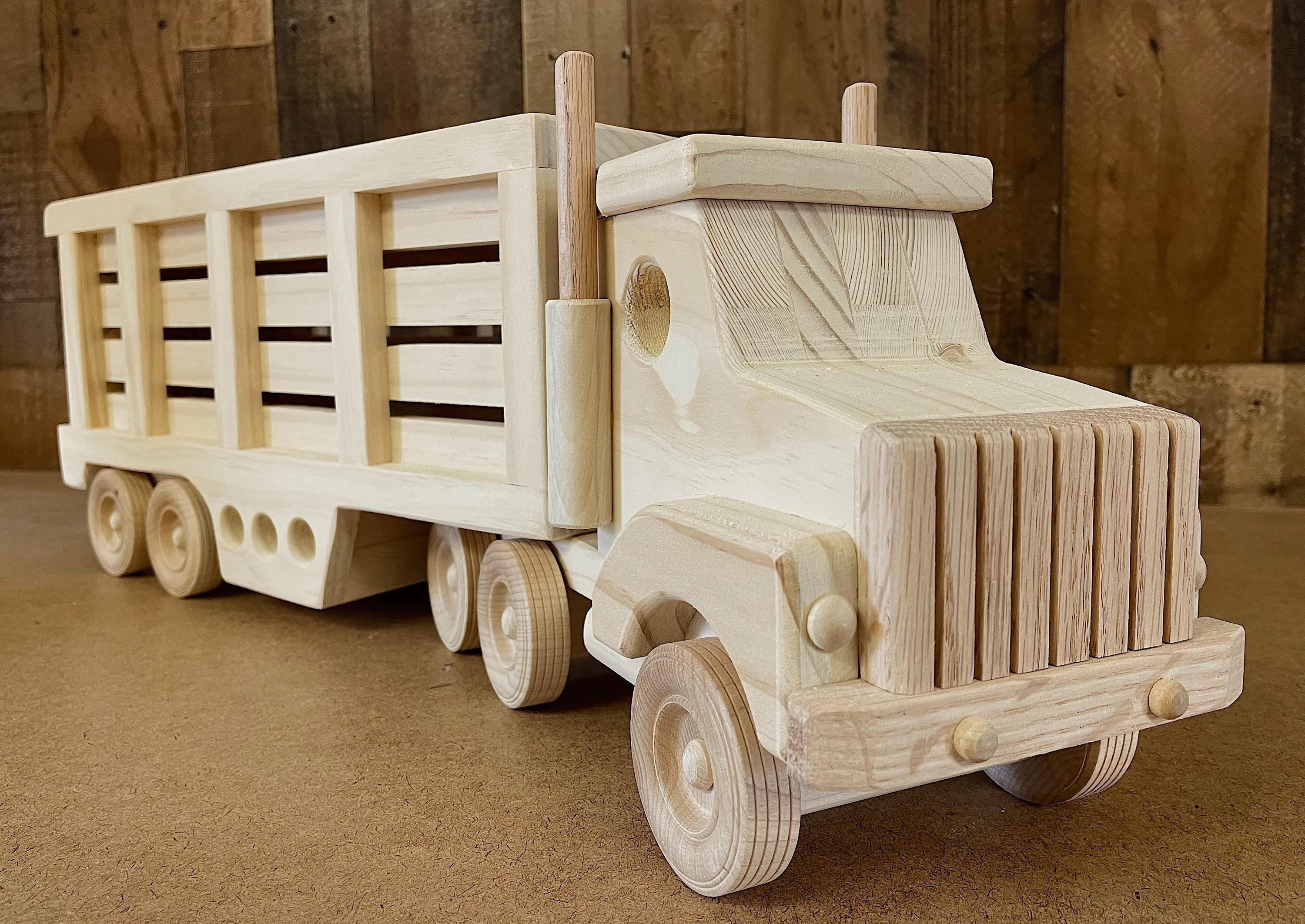 Handmade Wooden Semi-livestock/cattle Truck - Etsy