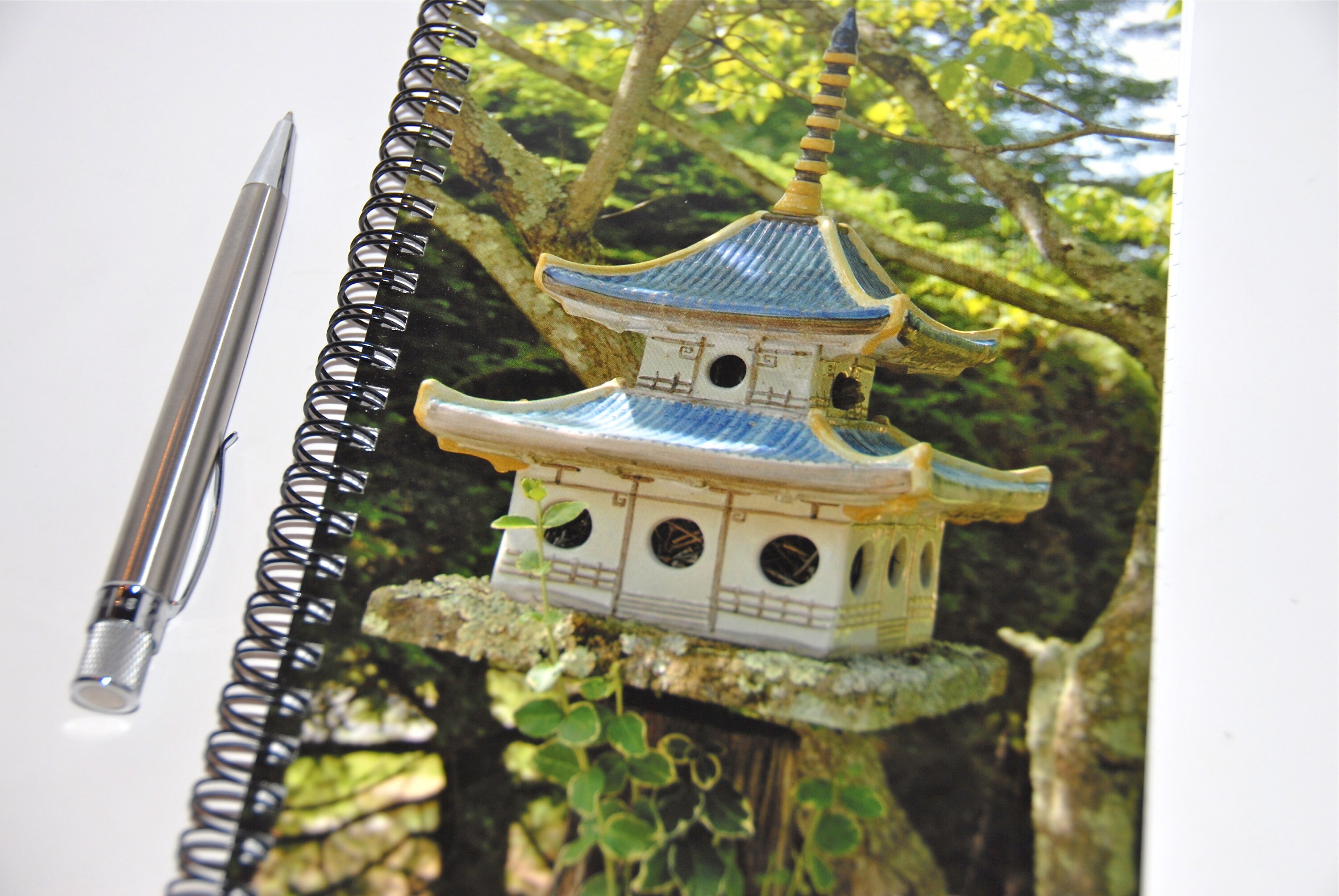 Asian Birdhouse Notebook