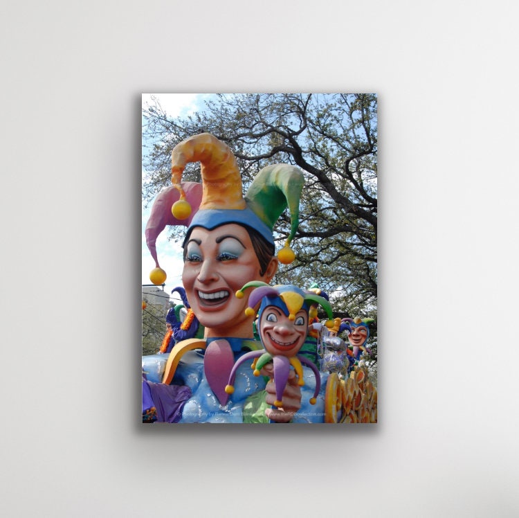 Famous Jester Float Photograph - Mardi Gras