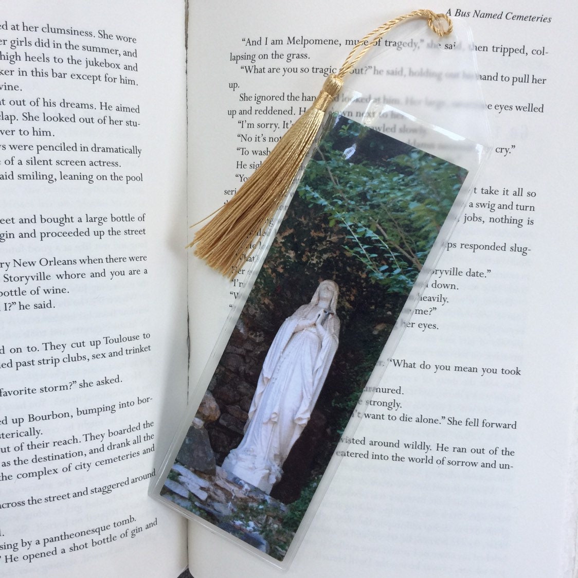 Mary in Grotto Bookmark