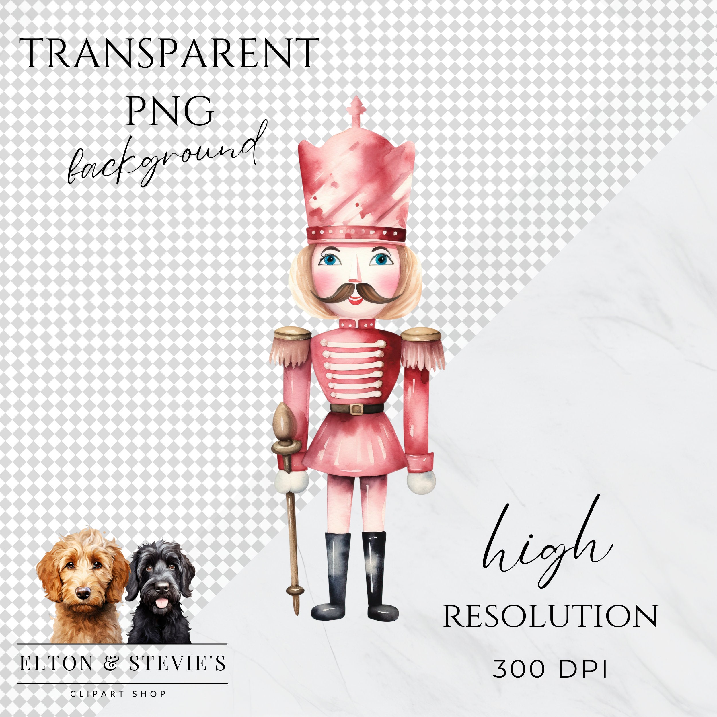 Retro Nutcracker Clipart, Nutcracker Ballet Clipart, Christmas, Swan ...