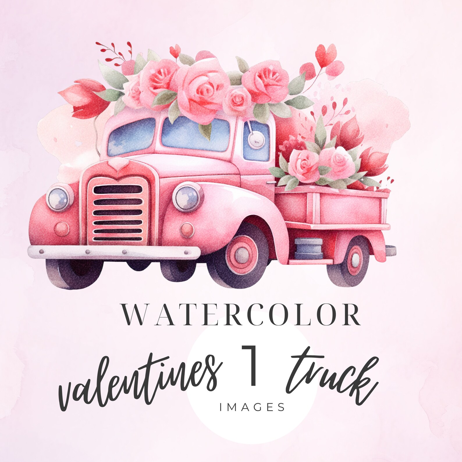 Valentines Truck Clipart, Valentines Truck Svg, Valentines Truck ...