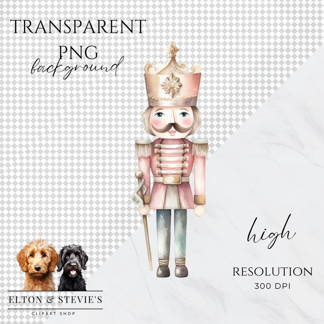 Christmas Nutcrackers Clipart, Nutcracker, Pastel PNG, Watercolor ...