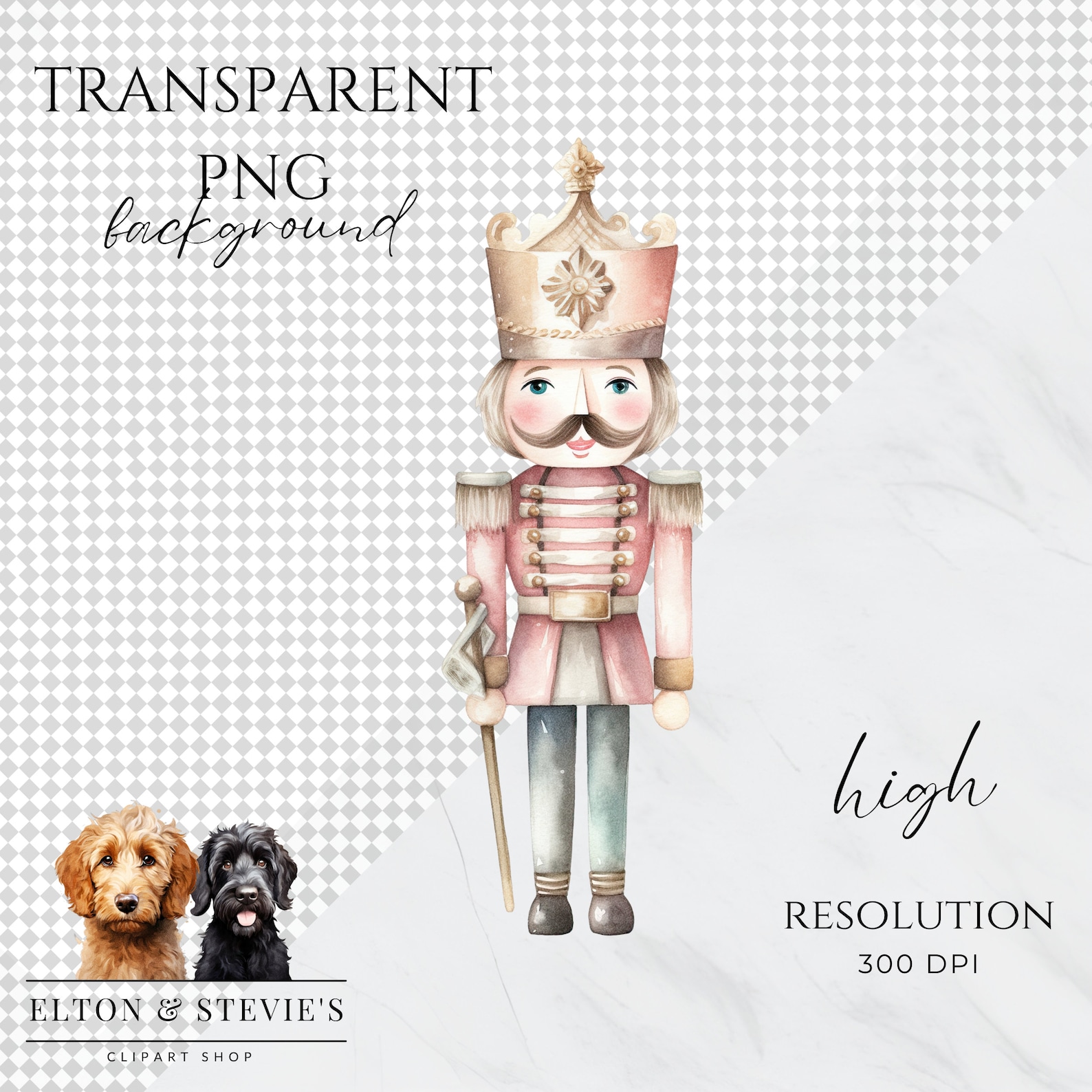Christmas Nutcrackers Clipart, Nutcracker, Pastel PNG, Watercolor ...