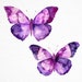 Purple Butterfly Clipart, Pink and Purple Butterflies Clip Art, Pastel ...