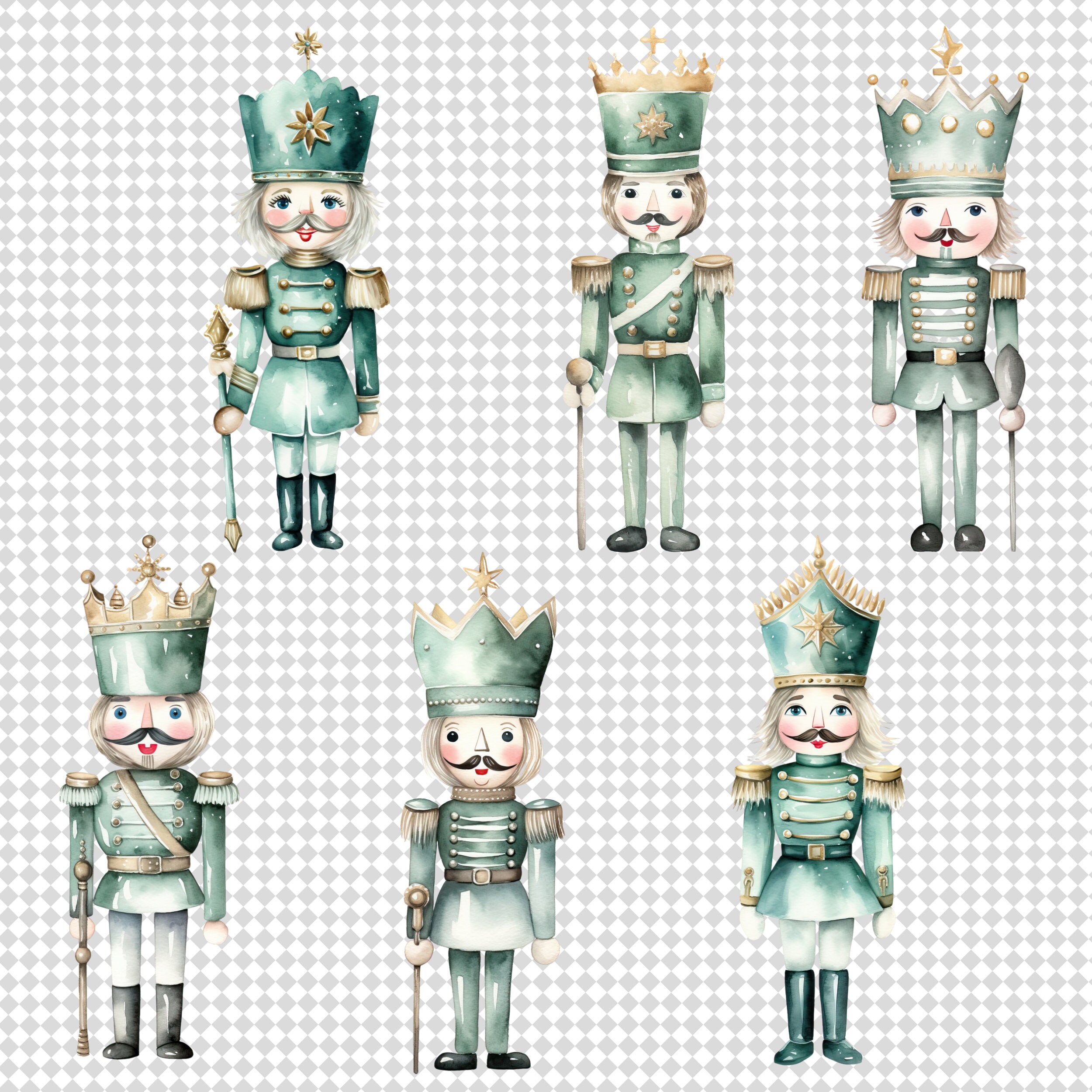 Retro Nutcracker Clipart, Nutcracker Ballet Clipart, Christmas, Swan ...