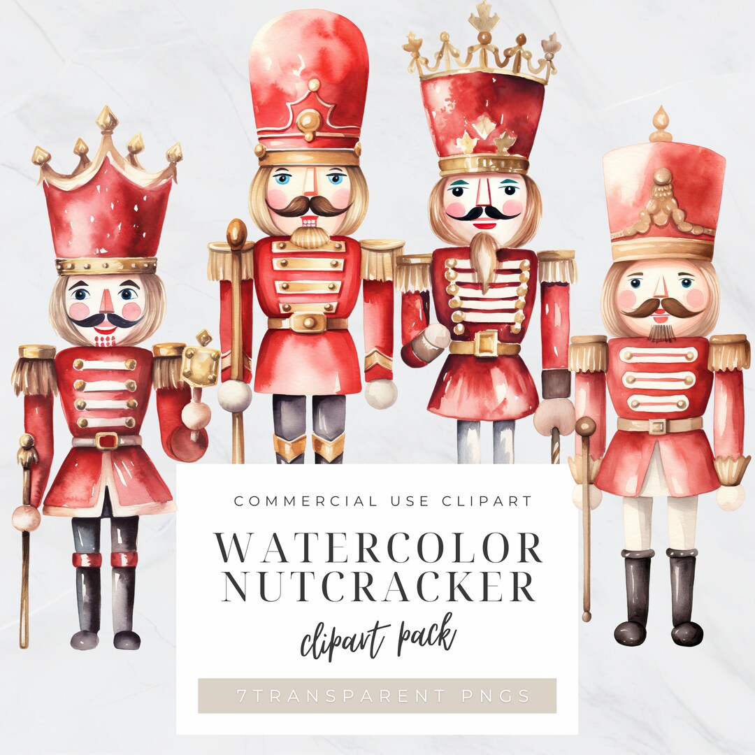 Retro Nutcracker Clipart, Nutcracker Ballet Clipart, Christmas, Swan ...