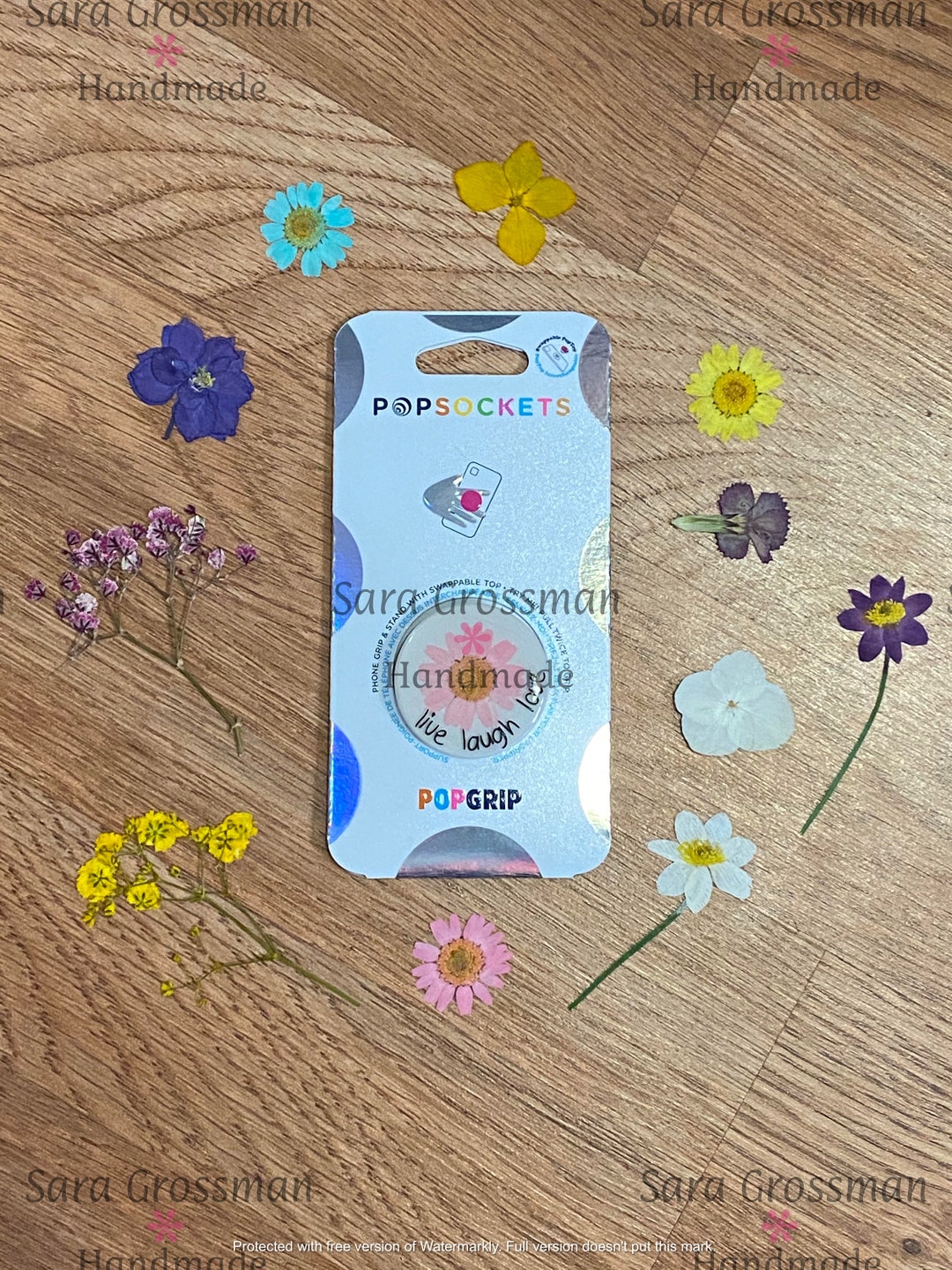 Dried Flower Pop Socket - Etsy