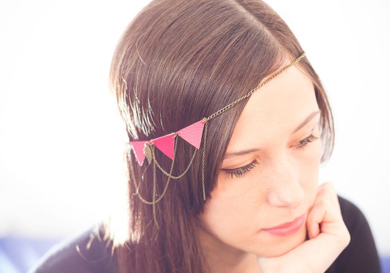 Items similar to Triangles Headband on Etsy