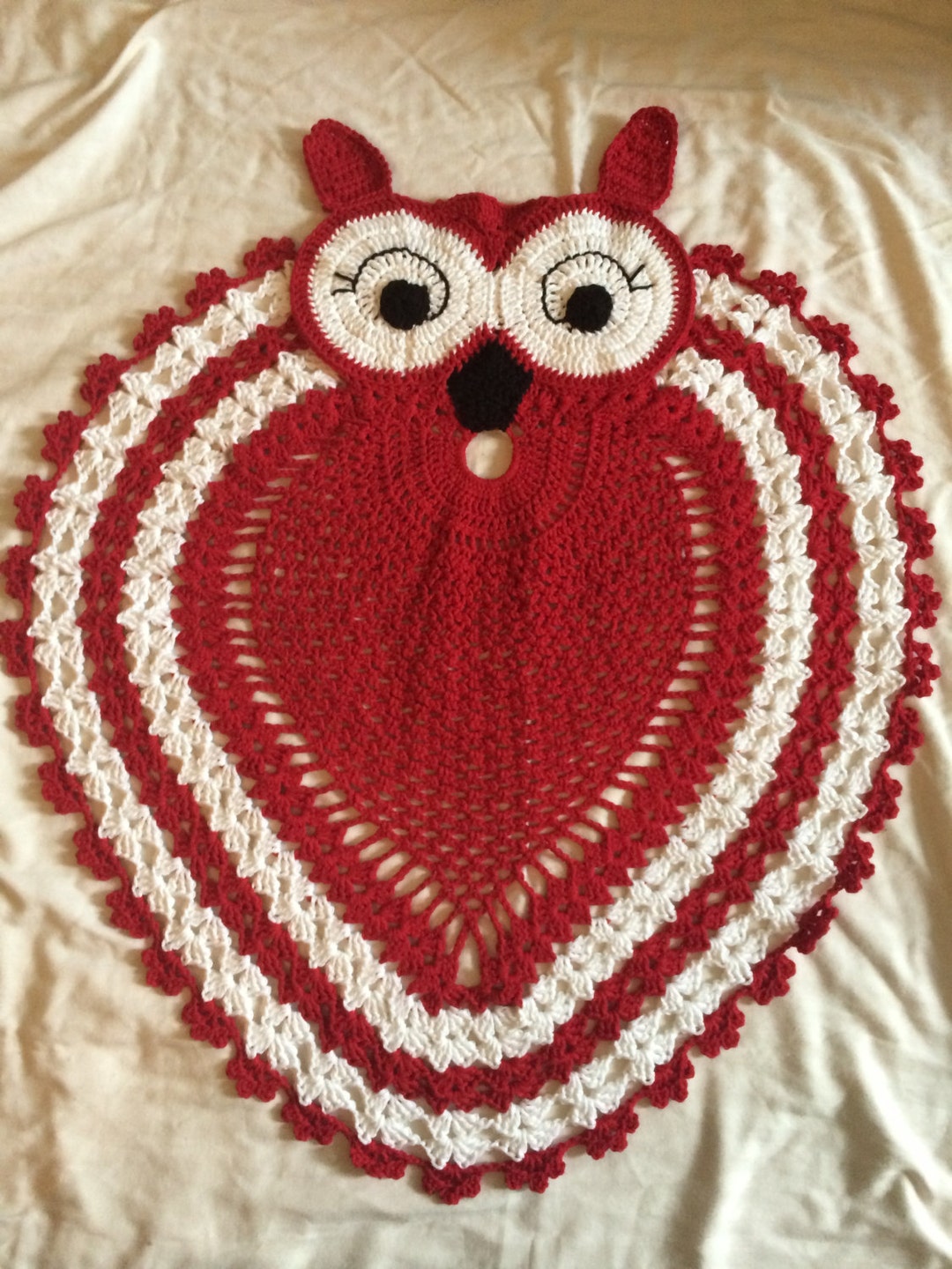 Owl Crochet Pattern PDF, Crochet Owl Rug - PDF Crochet Pattern, Owl ...