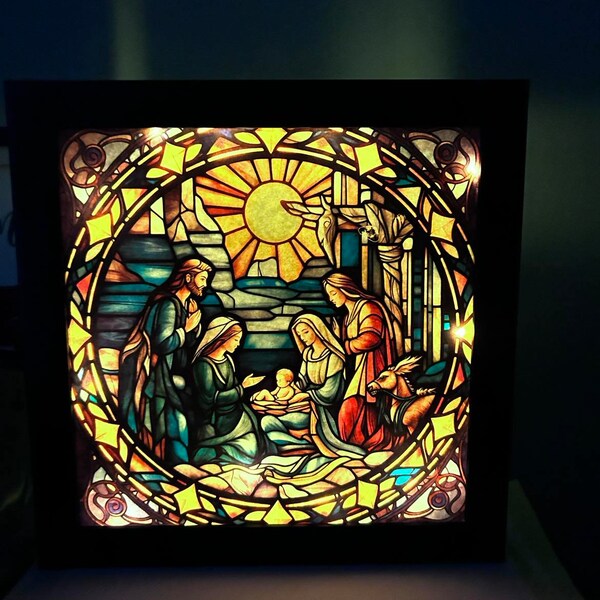 Christmas Shadow Box - Etsy