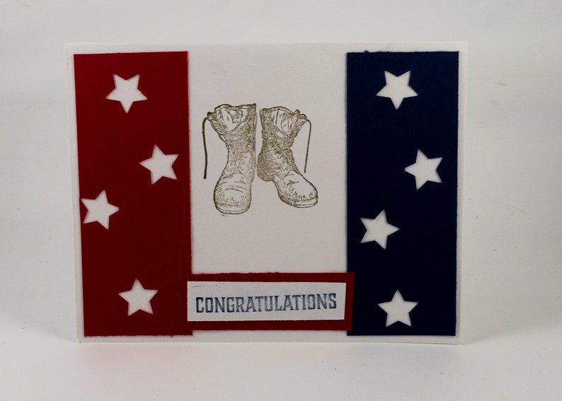 Military-congratulations-graduation-army-combat Boots-red, White and ...
