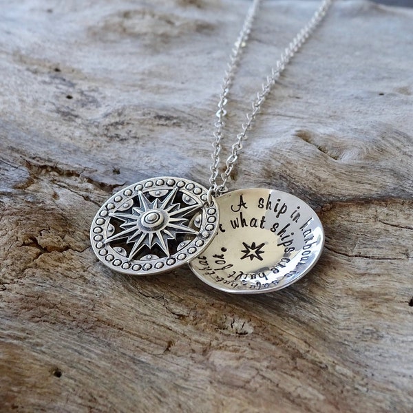 Compass Locket - Etsy