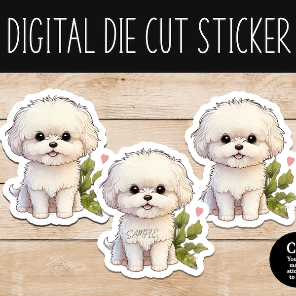 Maltese Sticker - Etsy