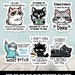 Cute Snarky Animals Set Die Cut Stickers Set of 20 - Etsy