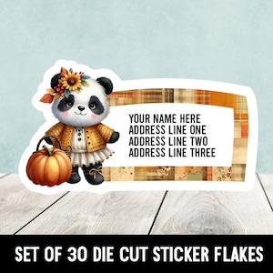 Chicken Bathrobe Design Set of 30 Die Cut Address Labels - Etsy