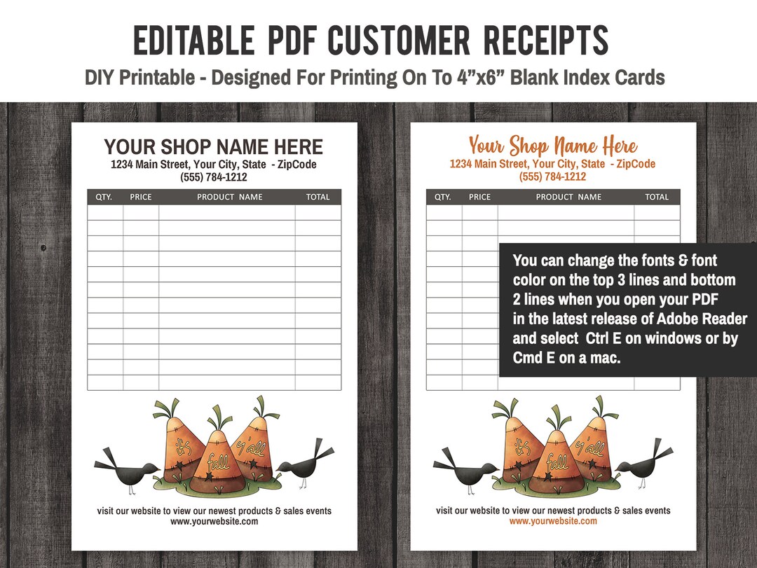 Its Fall Yall Candy Corn And Prim Crows Editable Pdf Etsy 7703