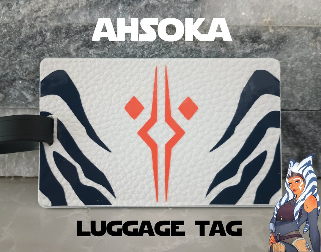 STAR WARS AHSOKA Fulcrum Snips Mandalorian Luggage Tag Travel Gift for ...
