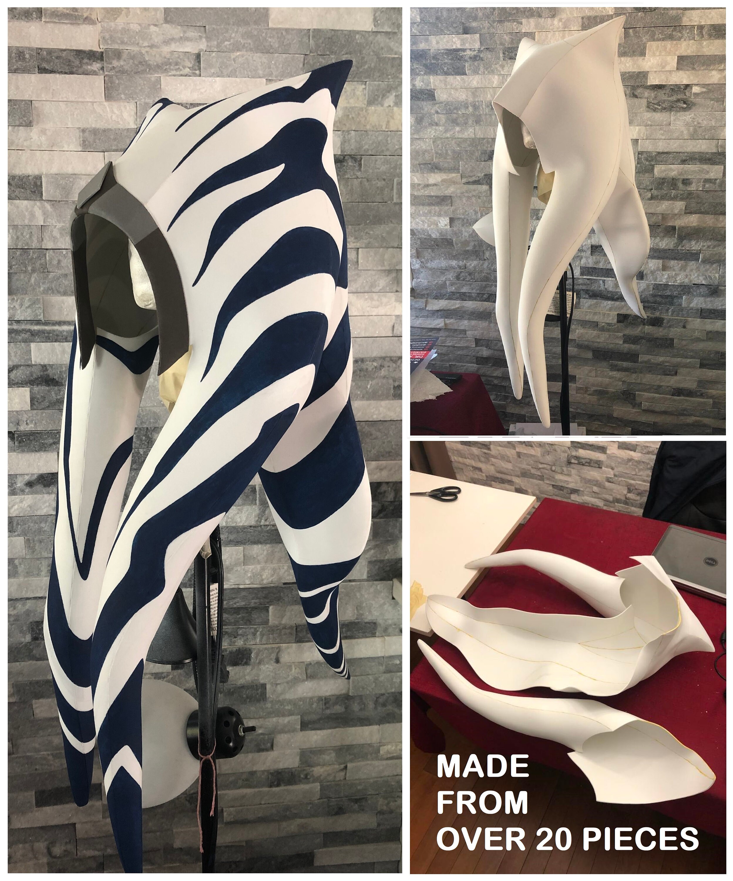 Star Wars Ahsoka Tano HEADPIECE LEKKU Head Tails, Montrals, Togruta ...