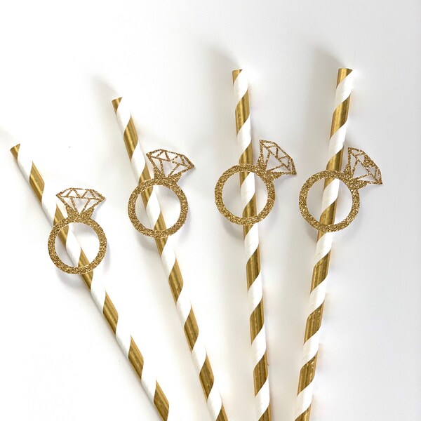 Silver Paper Straws - Etsy
