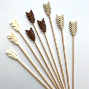 24 Arrow on Stick Mix Earth Tone Colors - Birthdays, Party Decor ...